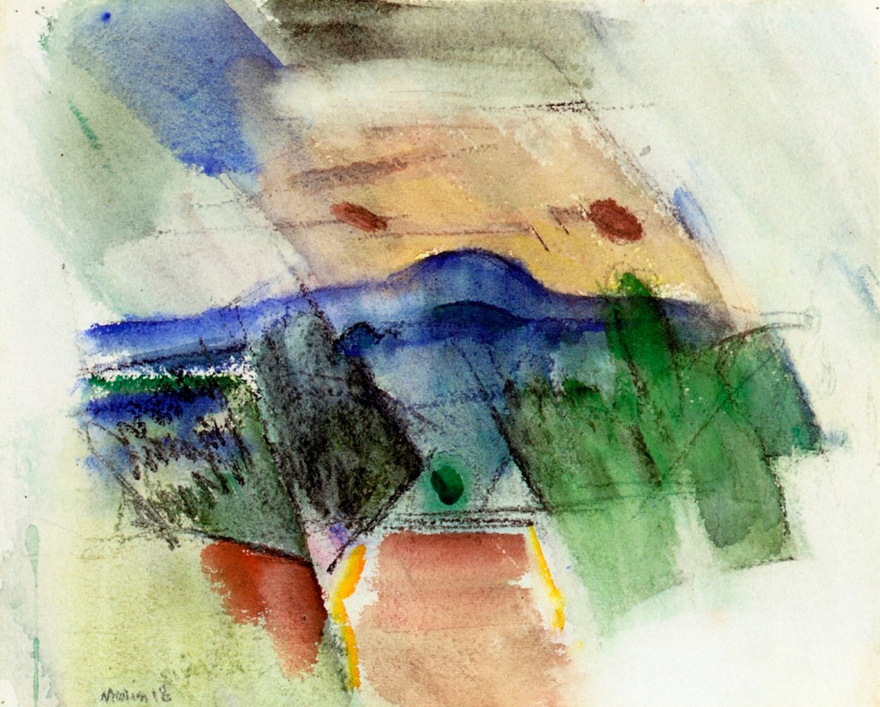 Showers by John Marin: Highest-quality art reproduction