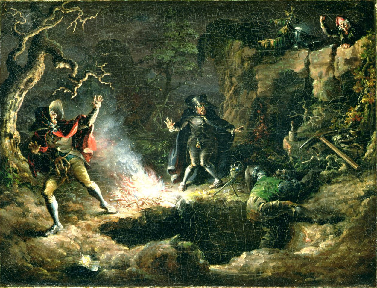 John Quidor Wolfert Webber At The Inn Oil Painting Reproduction By