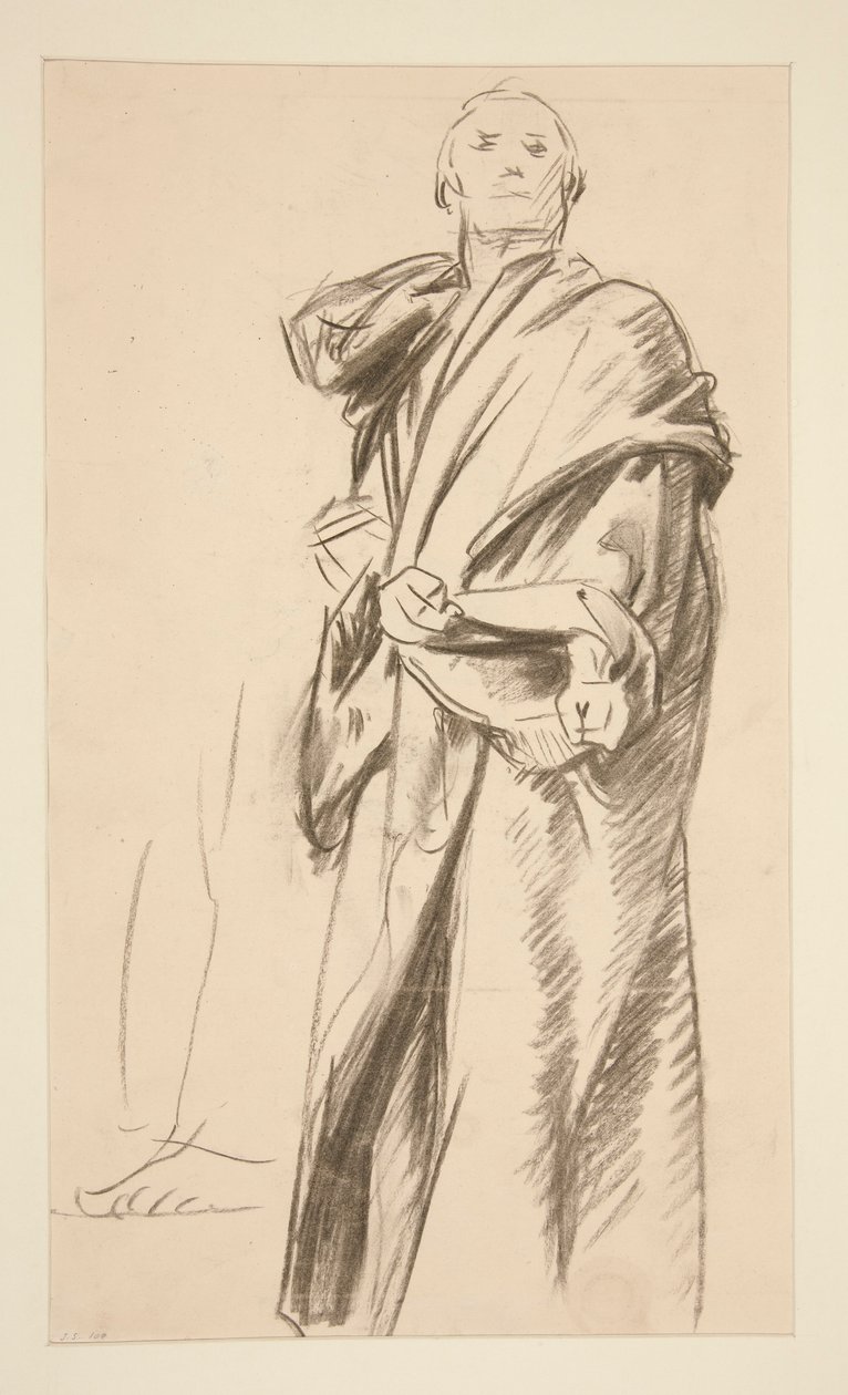 John Singer Sargent Figure Drawings Is She Or Isn't She - A