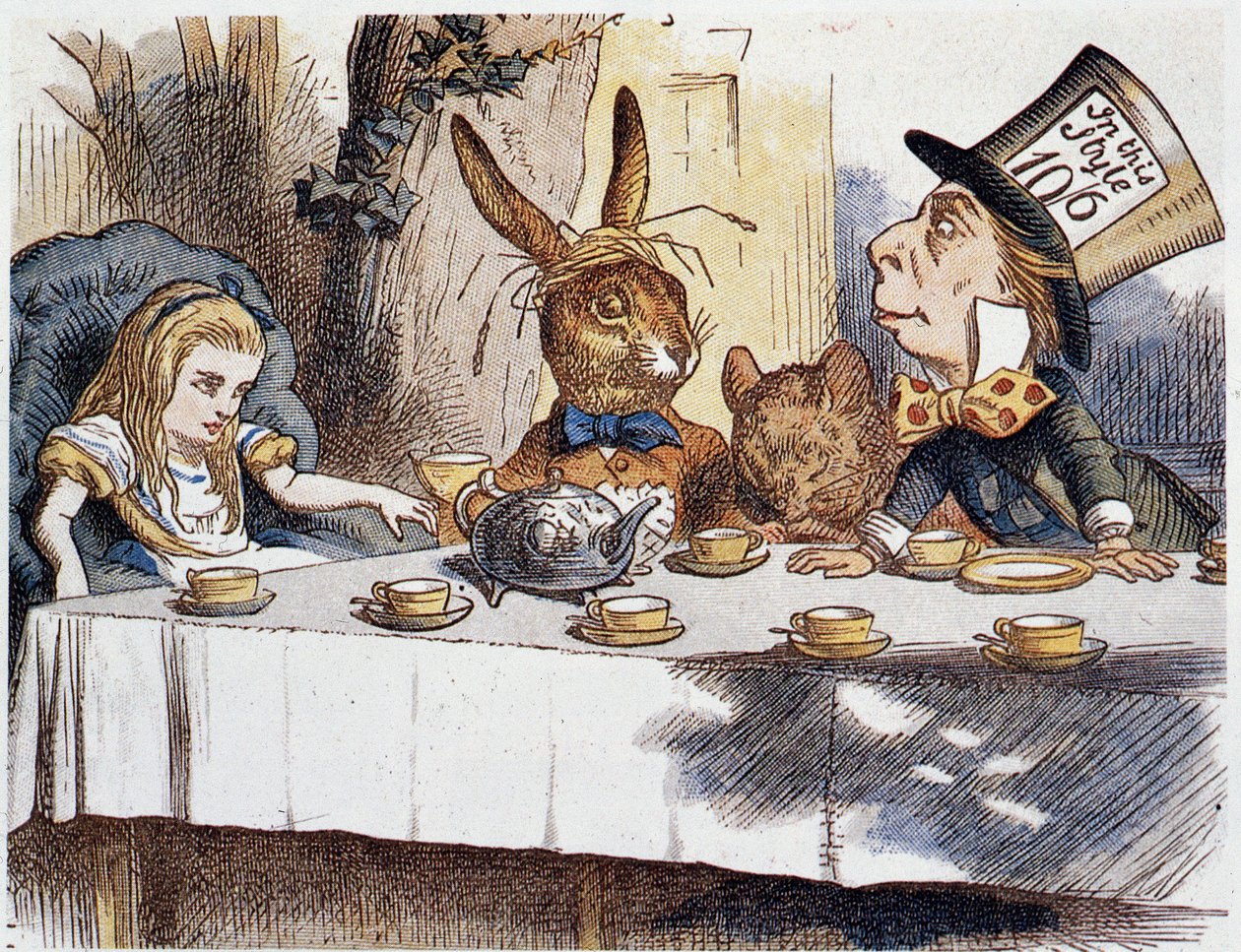 Alice In Wonderland John Tenniel Illustraties 1940 Alice's Adventures