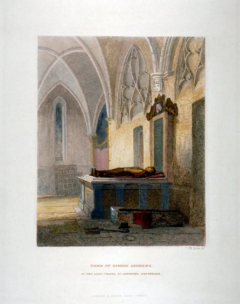 Tomb of Lancelot Andrews in the Lady Chapel, St Saviour's Church ...