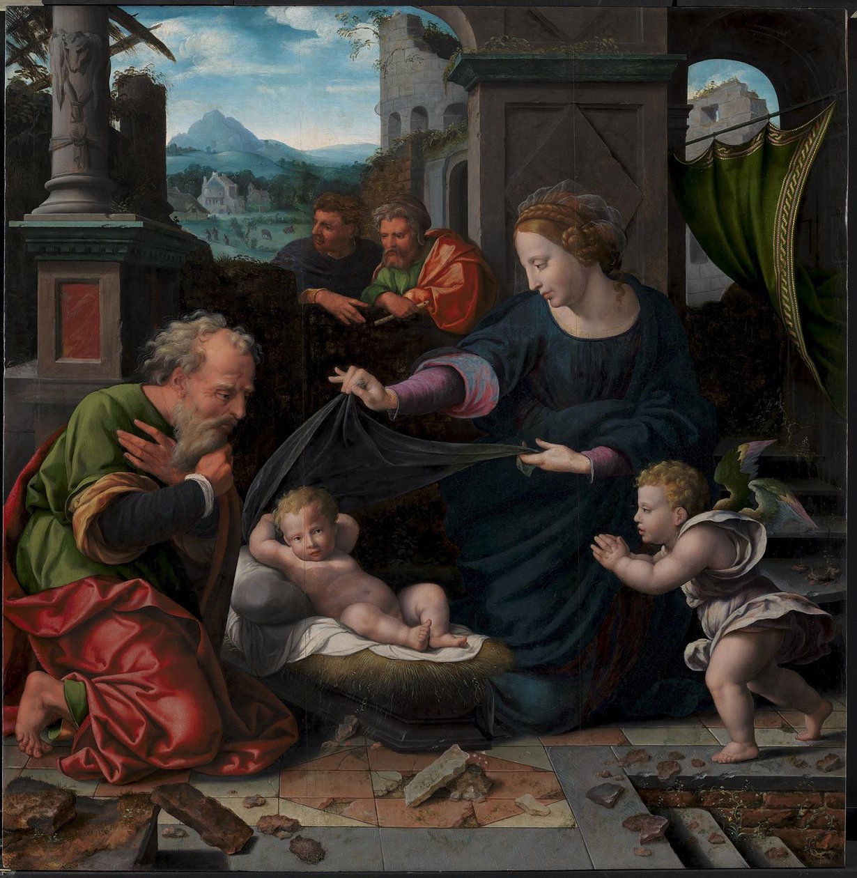 The Holy Family by Joos van Cleve: Buy fine art print