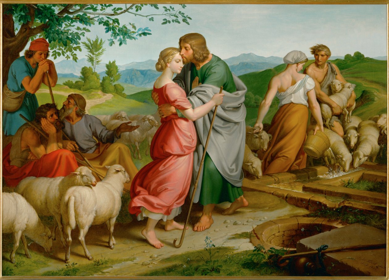 Jacob and Rachel at the Well, Jacob Meets Rachel, Laban's Youngest Daughter