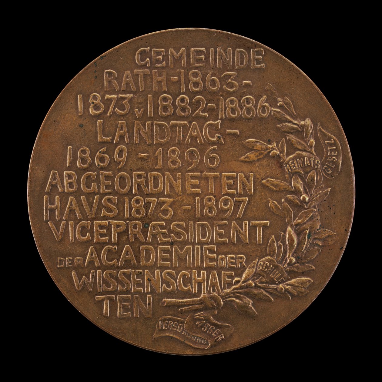 Inscription [reverse] by Karl Gindra: Buy fine art print