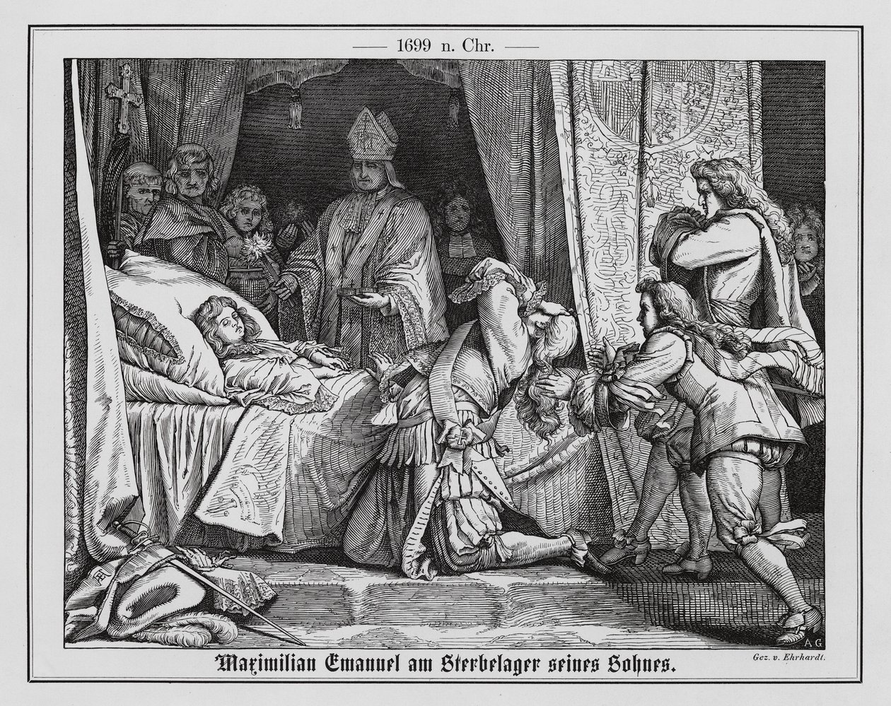 Maximilian II Emmanuel, Elector of Bavaria, at the Deathbed of His Son