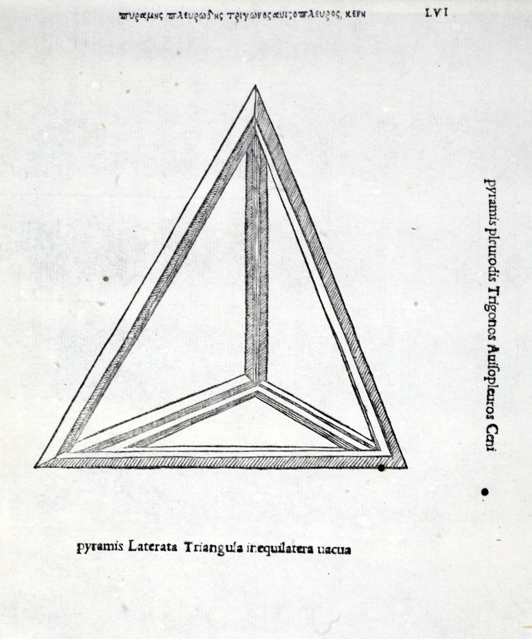 Pyramis laterata triangula inequilatera vacua, illustration from ...
