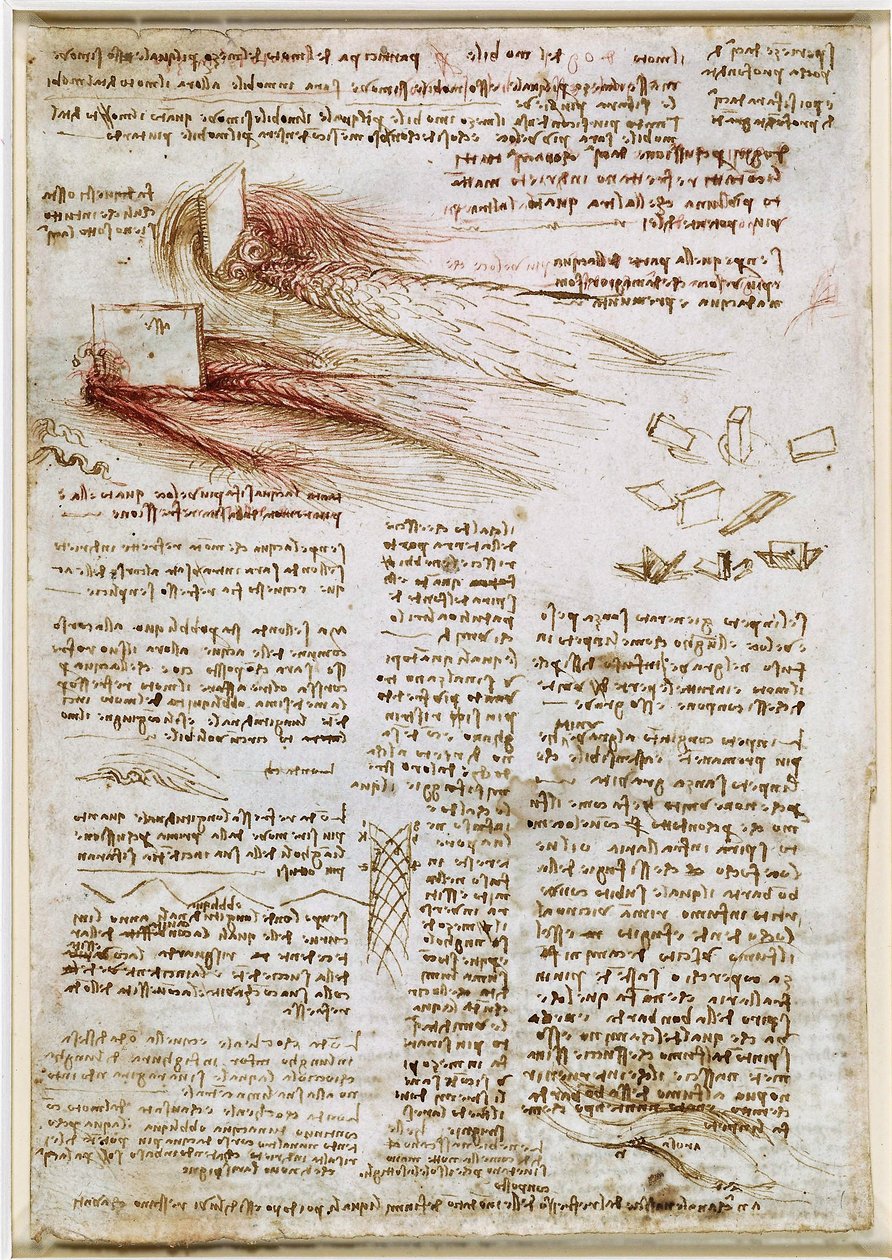 Studies of Water by Leonardo da Vinci: Buy fine art print