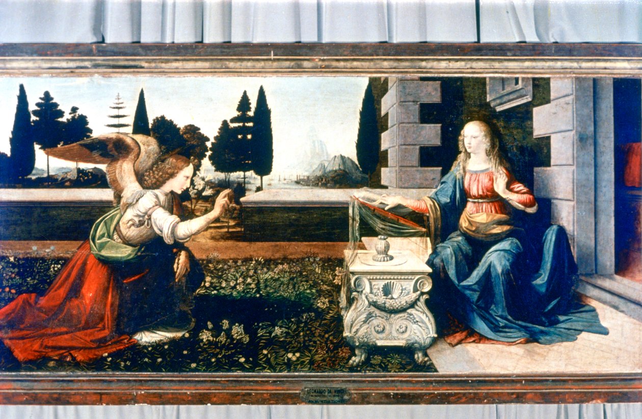 The Annunciation by Leonardo da Vinci: Buy fine art print