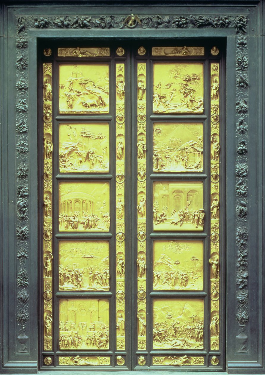 The Gates of Paradise (East Doors) Comprising 10 Relief Panels ...