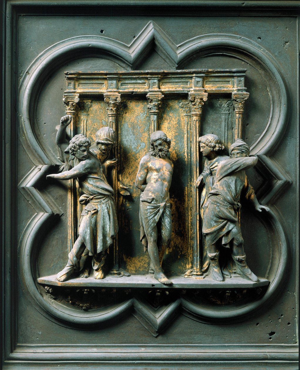 North Gate (called Gate of the Cross, in the North), exterior detail ...