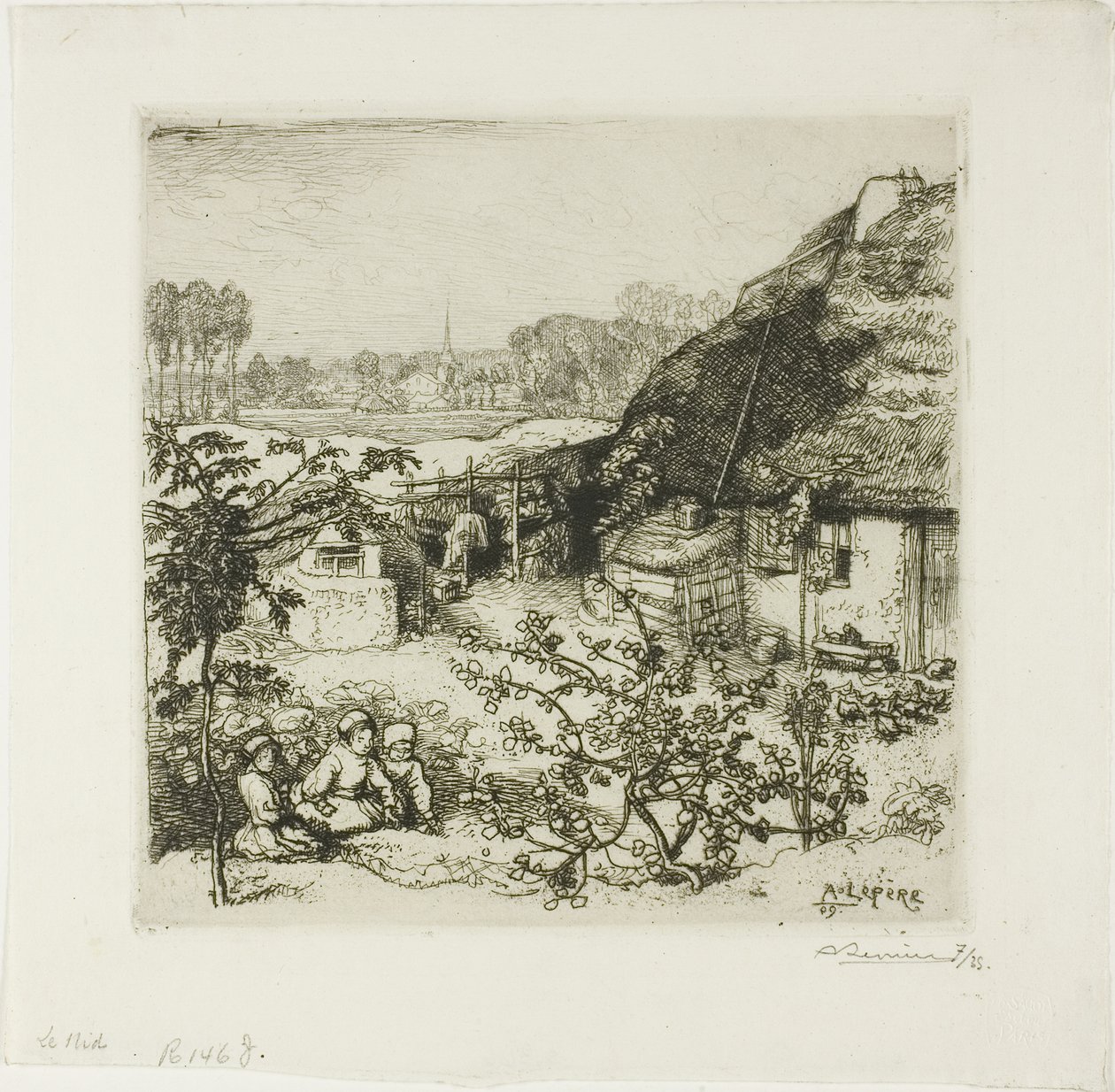 The Nest by Louis Auguste Lepère: Buy fine art print