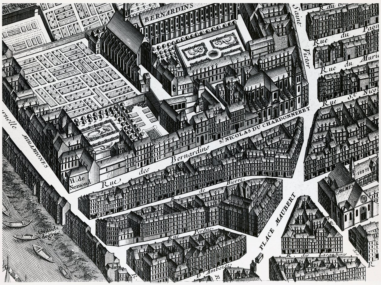 Turgot Map of Paris by Louis Bretez: Buy fine art print