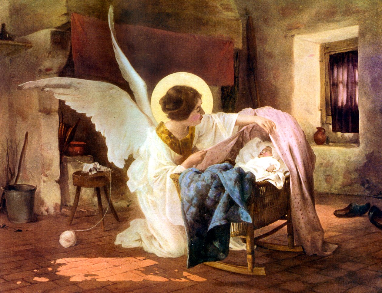 Guardian Angel By Bed