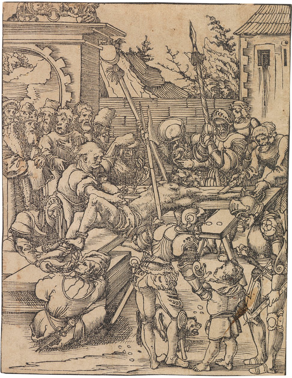 Martyrdom of Saint Bartholomew. From the Series Martyrdom of the Twelve ...