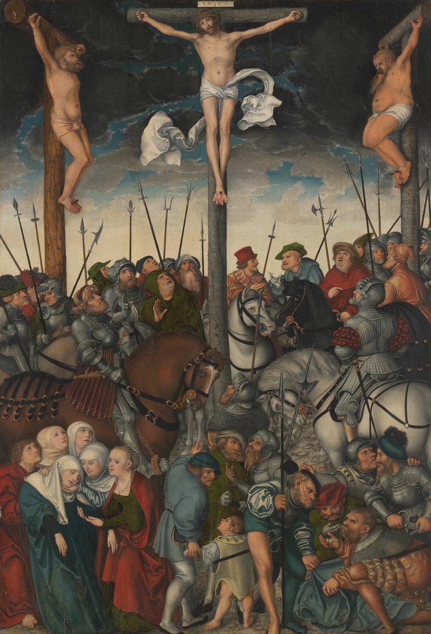 The Crucifixion by Lucas Cranach the Elder: Fine art print