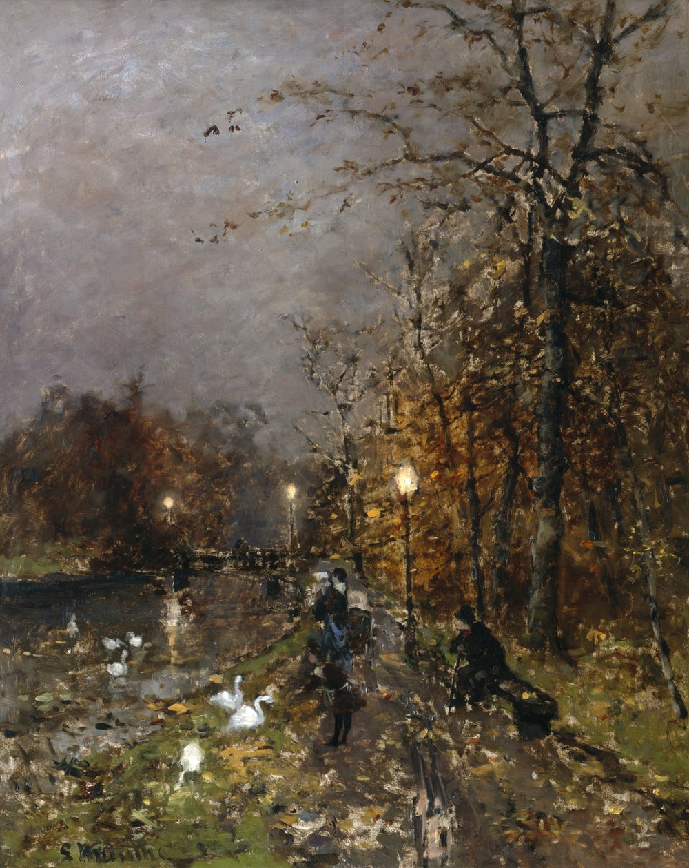 Park by Ludwig Munthe: Highest-quality art reproduction