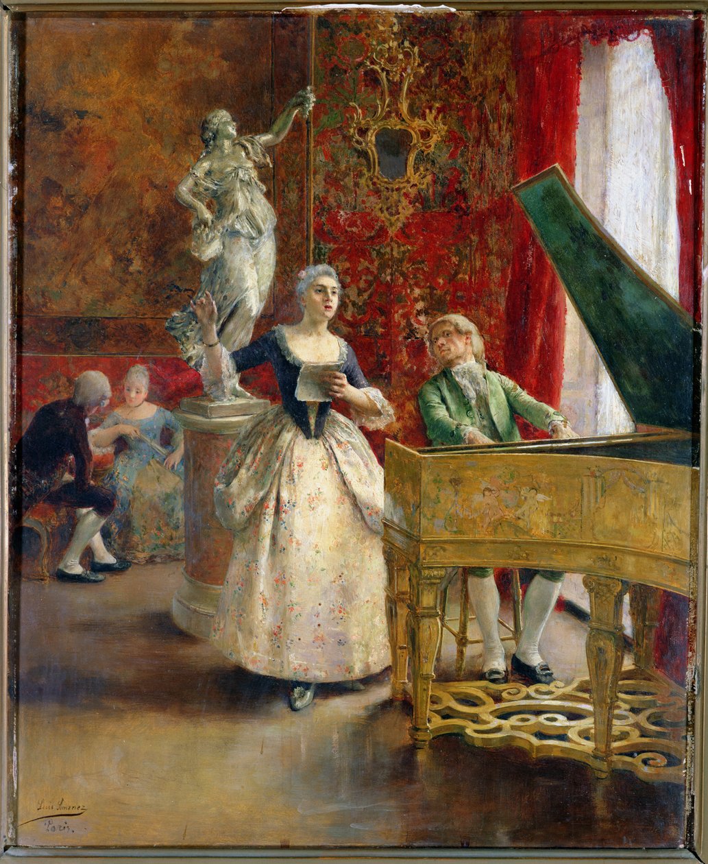 The Concert by Luis Jimenez y Aranda: Buy fine art print