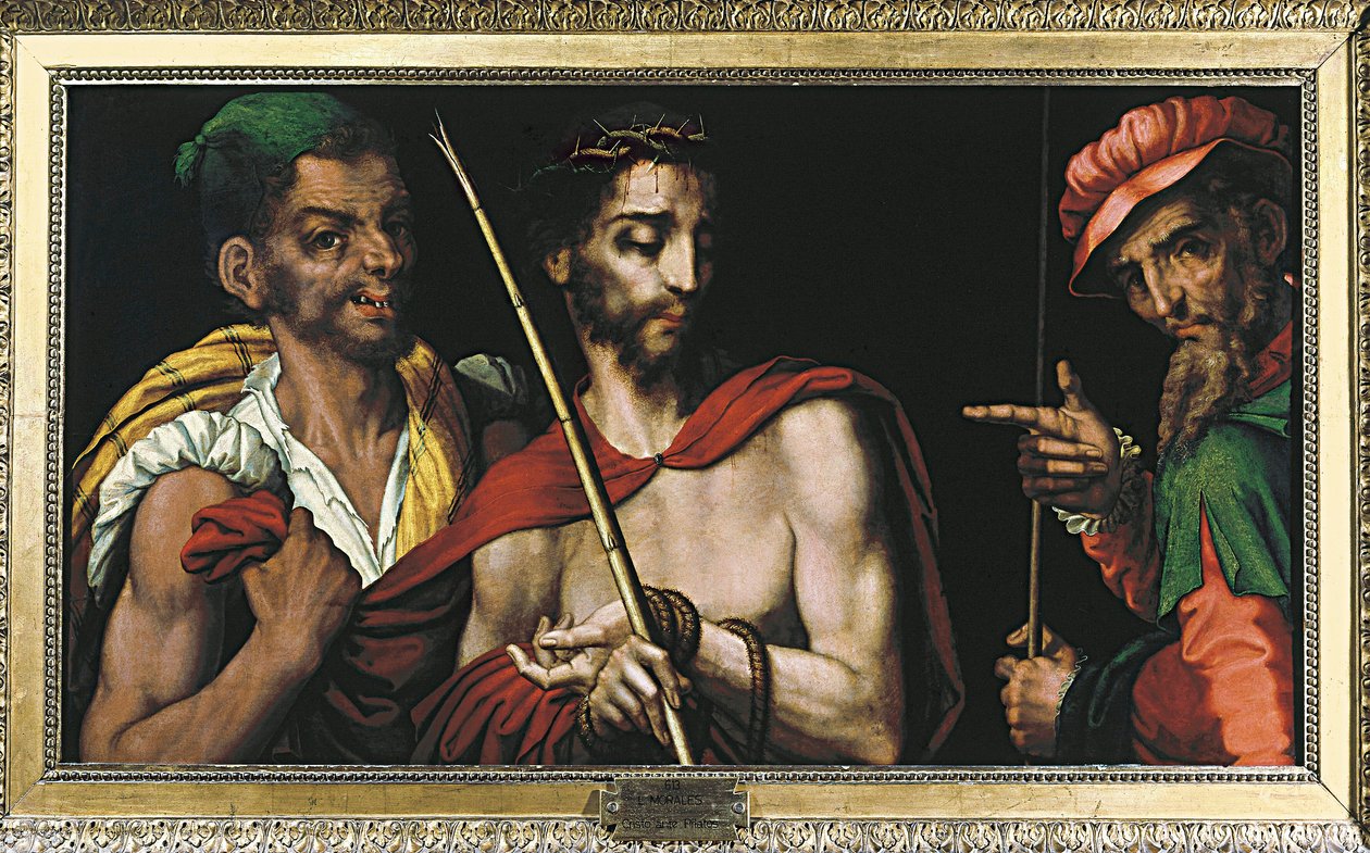 Christ before Pontius Pilate by Luis de Morales (1515-1586)