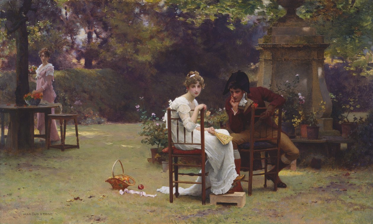 Two's Company, Three's None by Marcus Stone