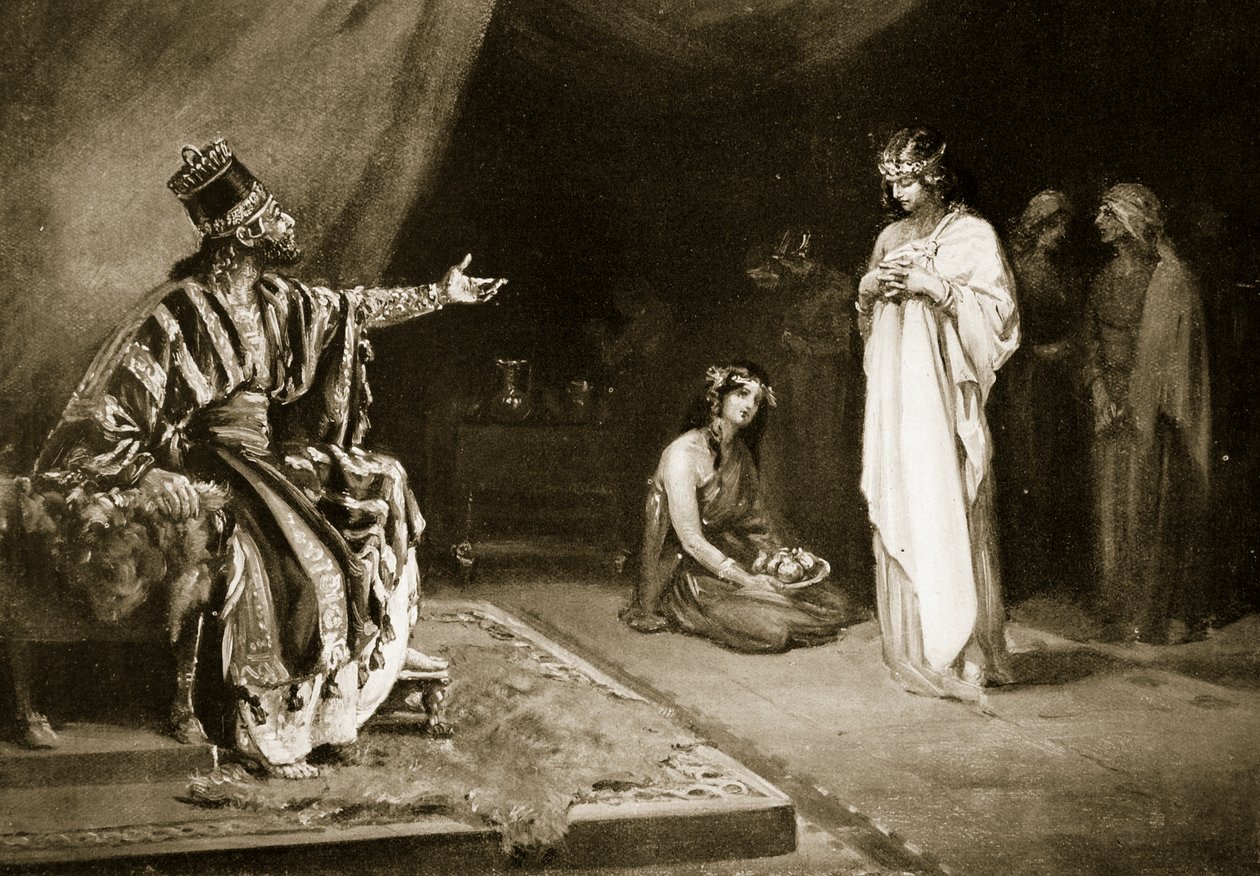 Marriage of Assyrian Princess to Kara-Indash, the King of Babylon ...