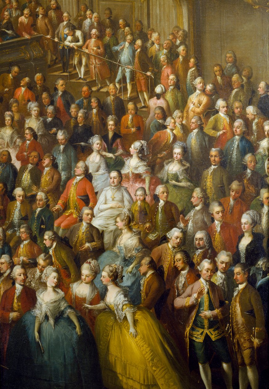 Feast given in honor of Mary Therese of Austria (1717-1780), the future ...