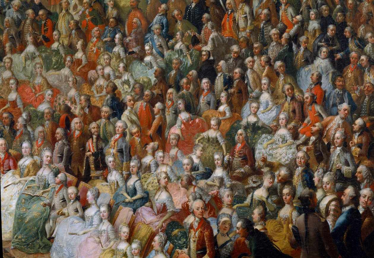 Feast Given in Honor of Maria Teresa, Empress of Austria, the Future ...