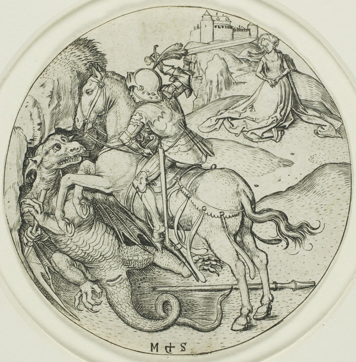 Saint George by Martin Schongauer: Buy fine art print