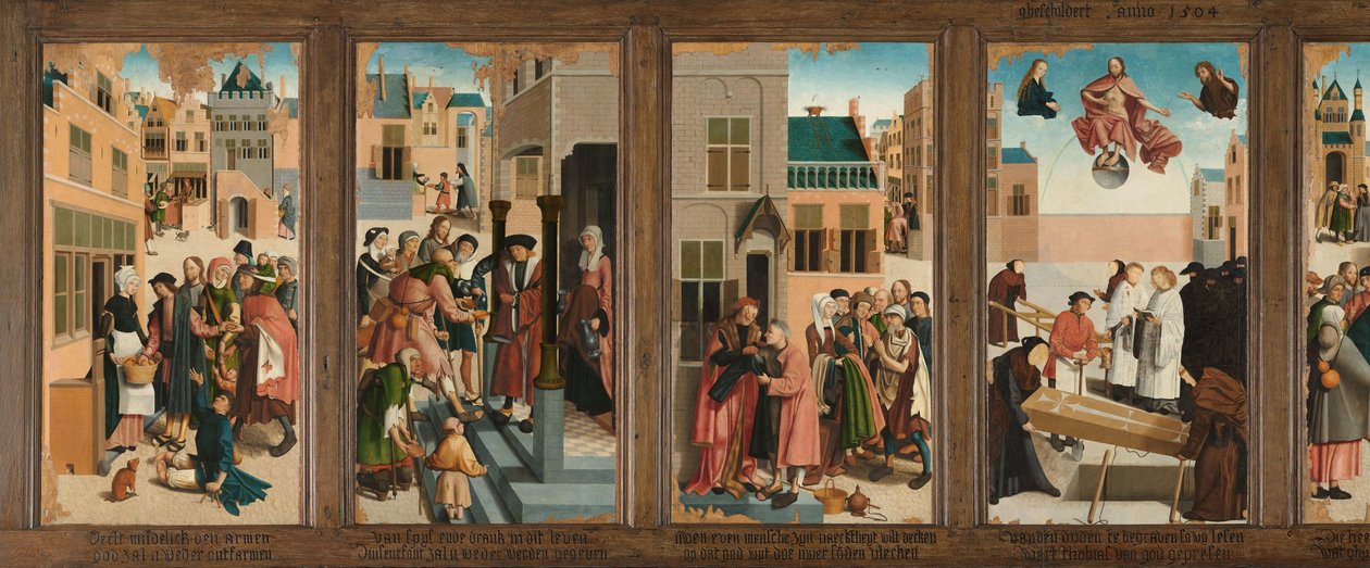The Seven Works of Mercy by Master of Alkmaar