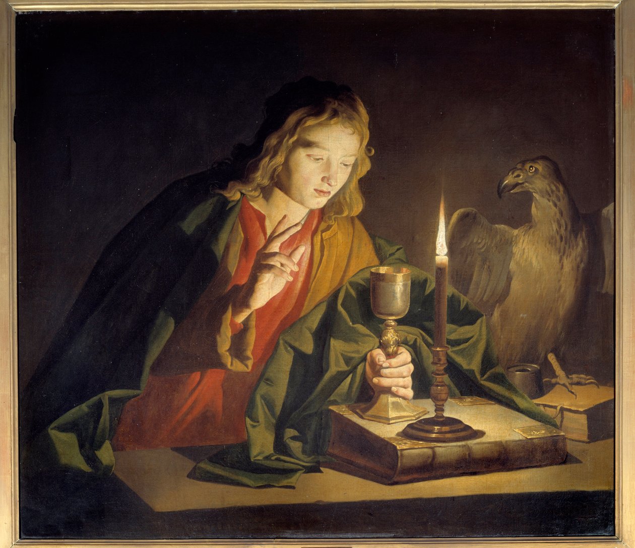 Saint John the Evangelist by Matthias (c.1600-p.1650) Stomer