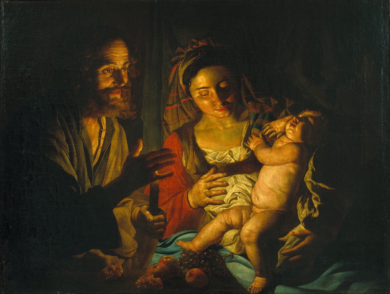 Holy Family by Matthias Stom: Buy fine art print