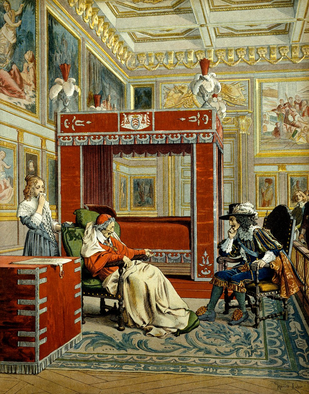 History of France: Louis XIII's last visit to Cardinal Richelieu