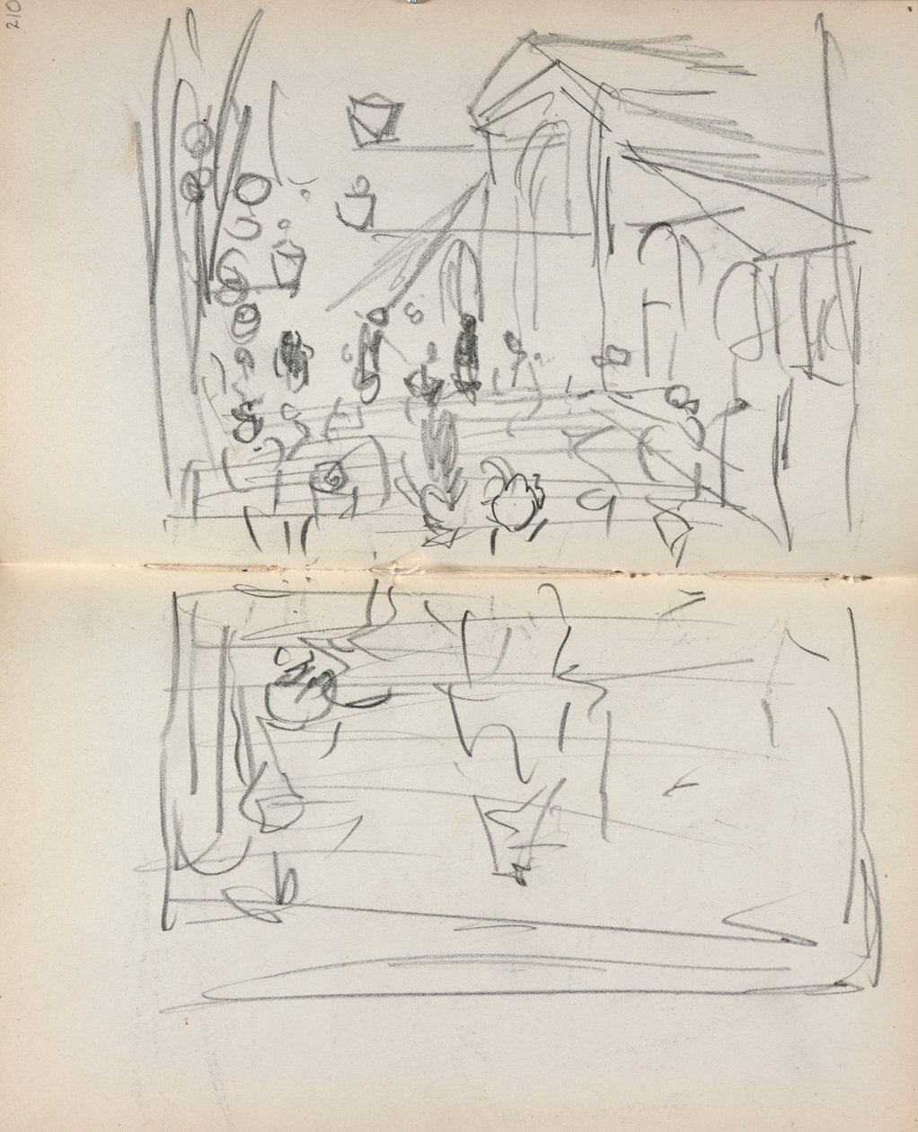 Italian Sketchbook: Bridge with Figures