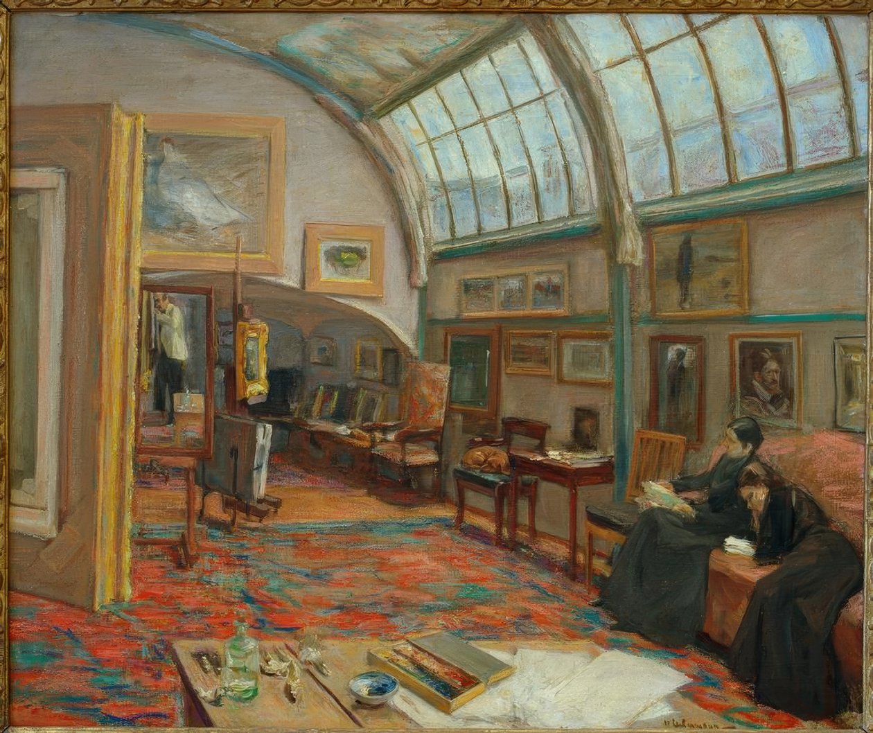 The Artist's Studio by Max Liebermann: Buy fine art print