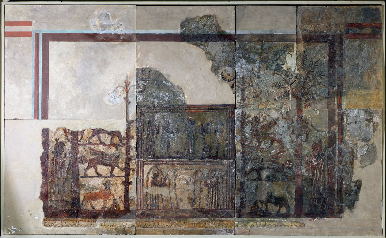 Zimri-Lim, King of Mari, Before the Goddess Ishtar, from the Palace of ...