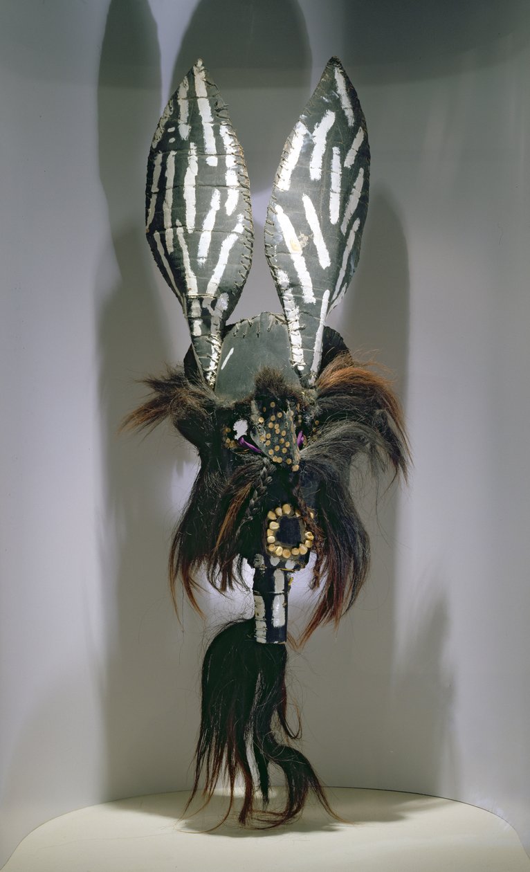 Costume mask used by the Zapotec peoples of the Oaxaca region of Mexico