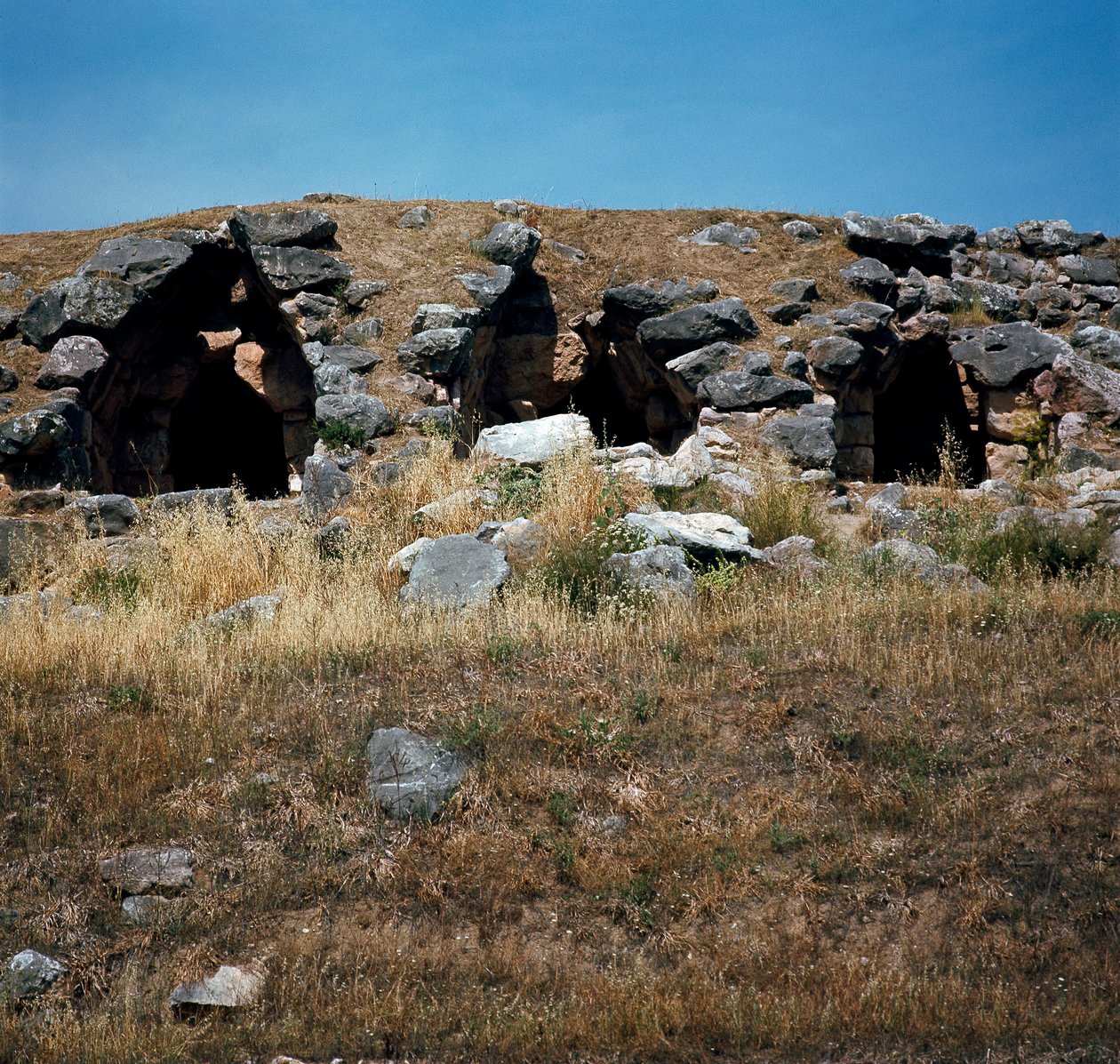 Mycenaean Art: Houses Built in the Fortifications of the City of Tiryns
