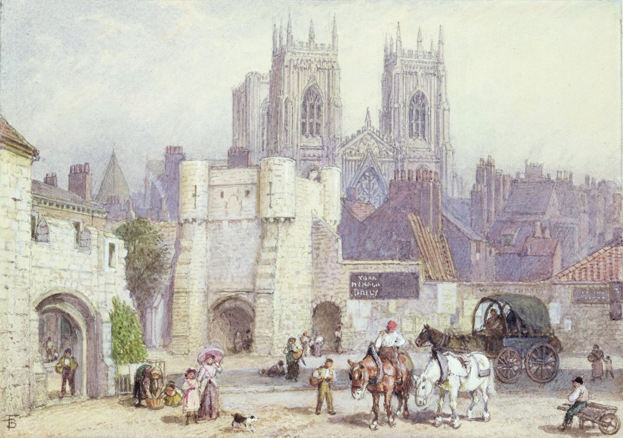 York by Myles Birket Foster: High-quality fine art print