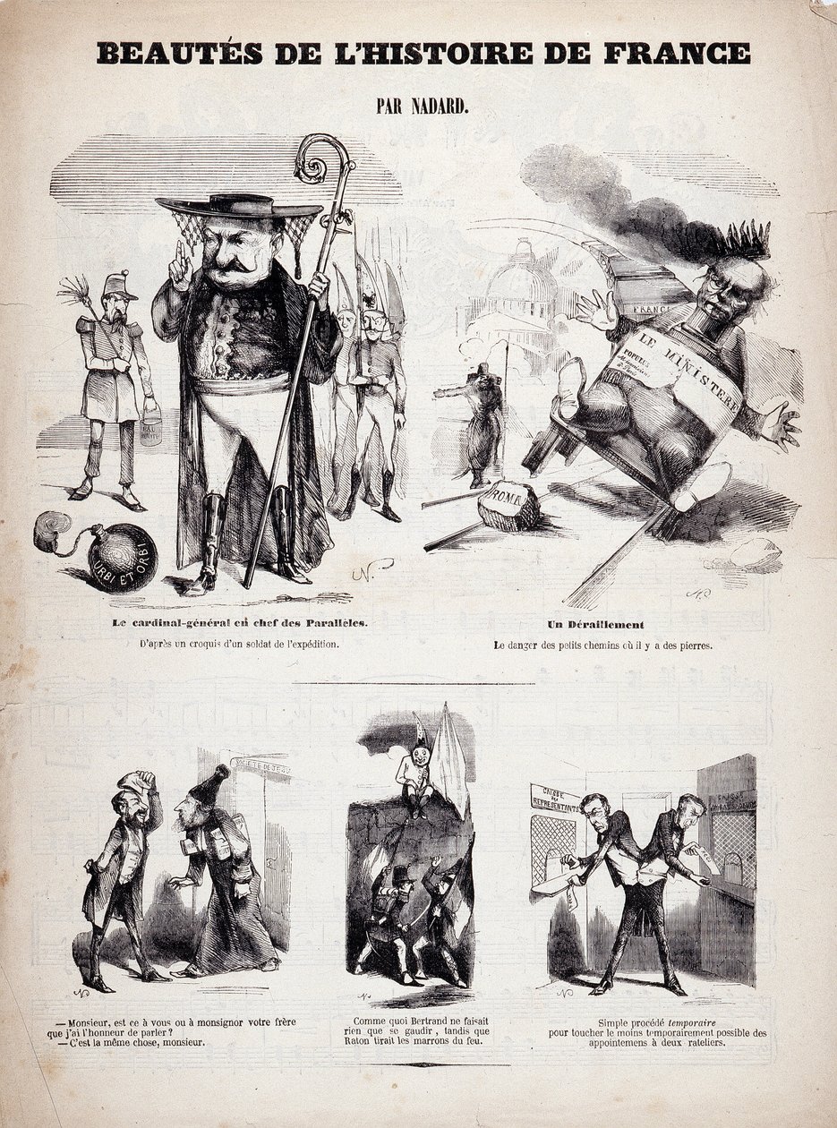 Beauties of the history of France by Nadar: Fine art print