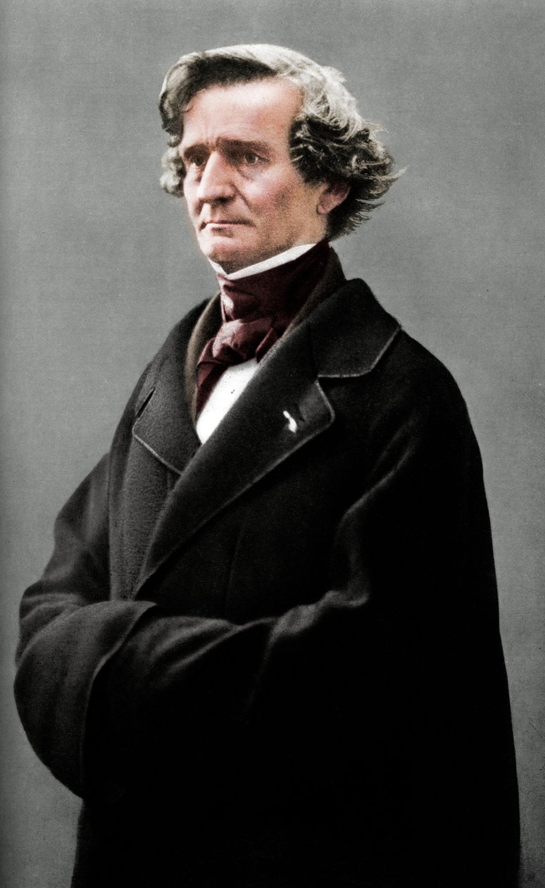 Hector Berlioz 1803-1869, French Romantic composer by Nadar