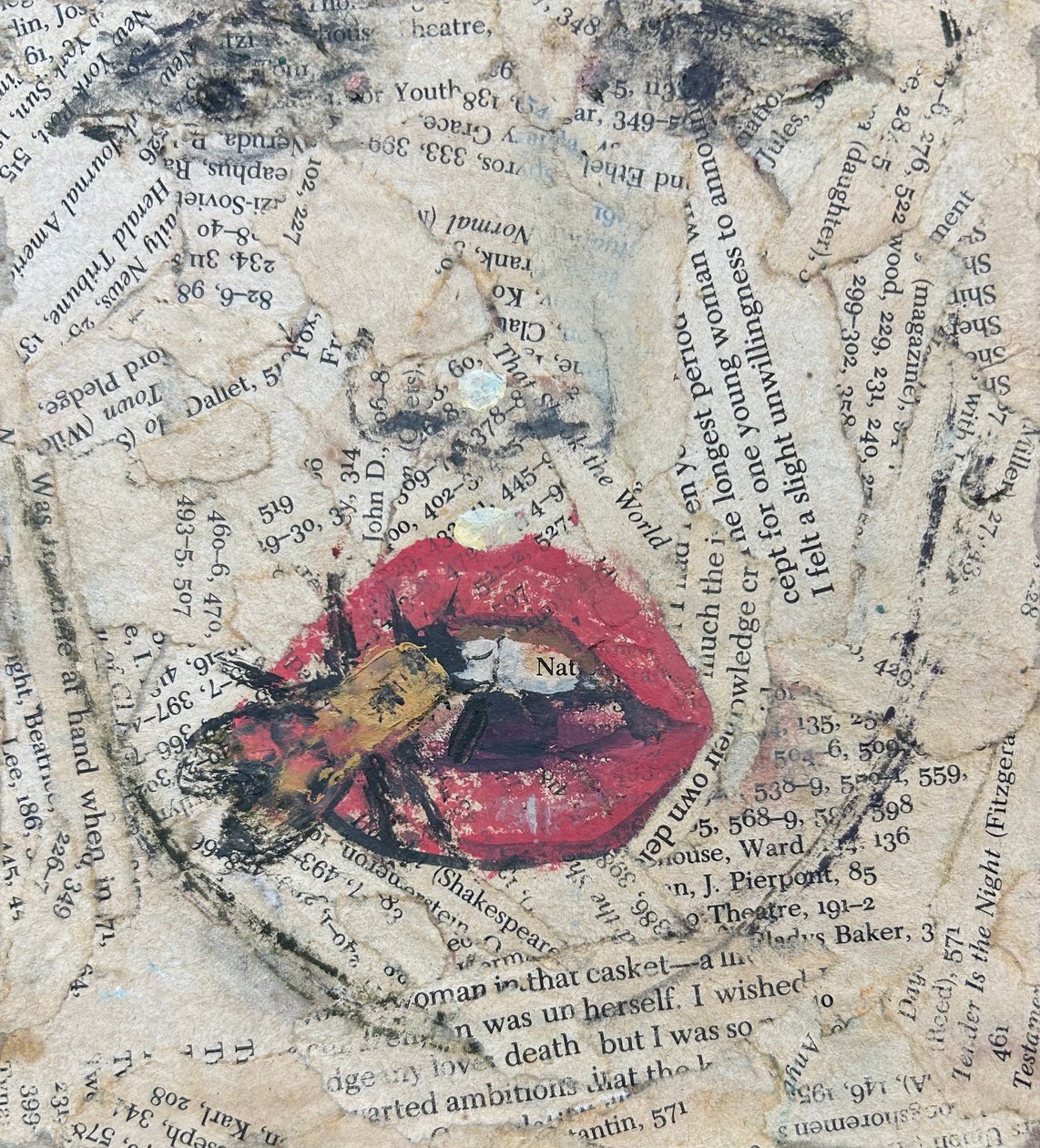Bee Sting Lips by Nick Williams: Buy fine art print