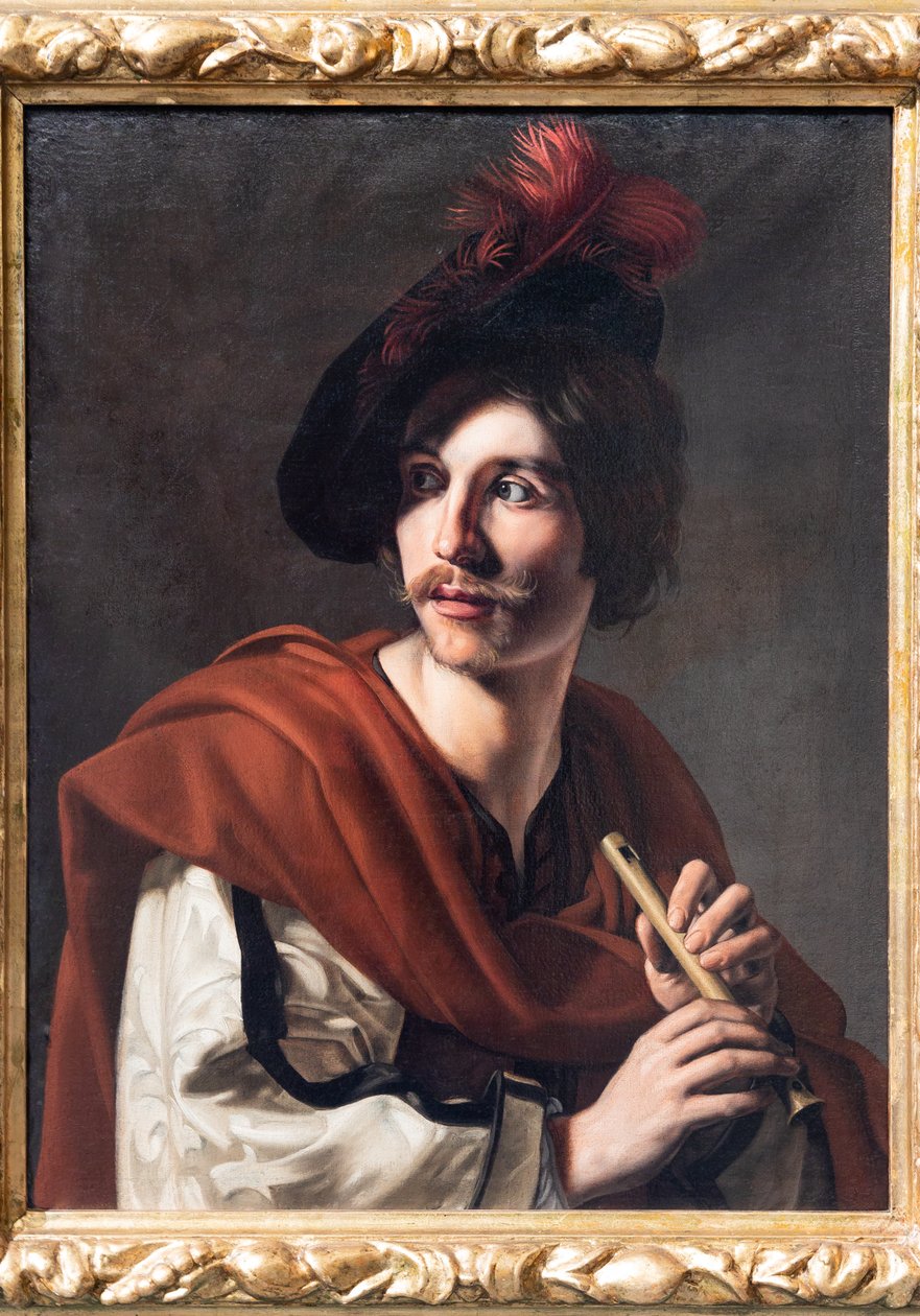Flute Player by Nicolas Tournier: Buy fine art print