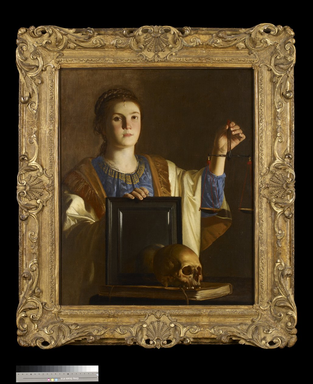 Truth Presenting a Mirror to the Vanities of the World