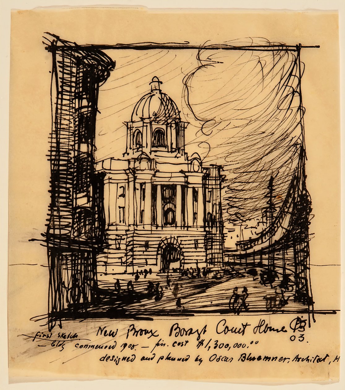 Courthouse Drawing Tweed Courthouse Archives The Bowery Boys: New