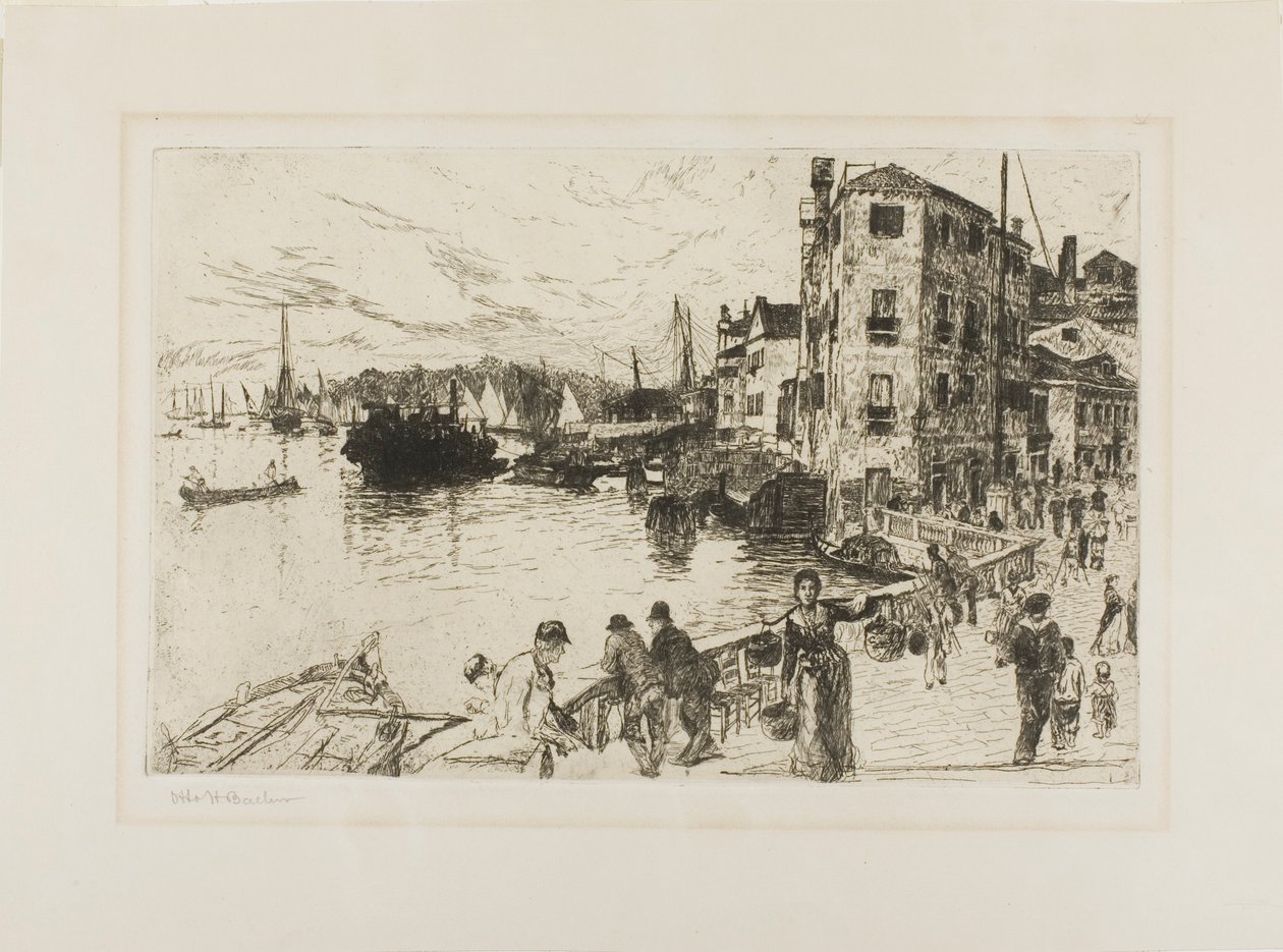 Castello Quarter, Riva by Otto Henry Bacher