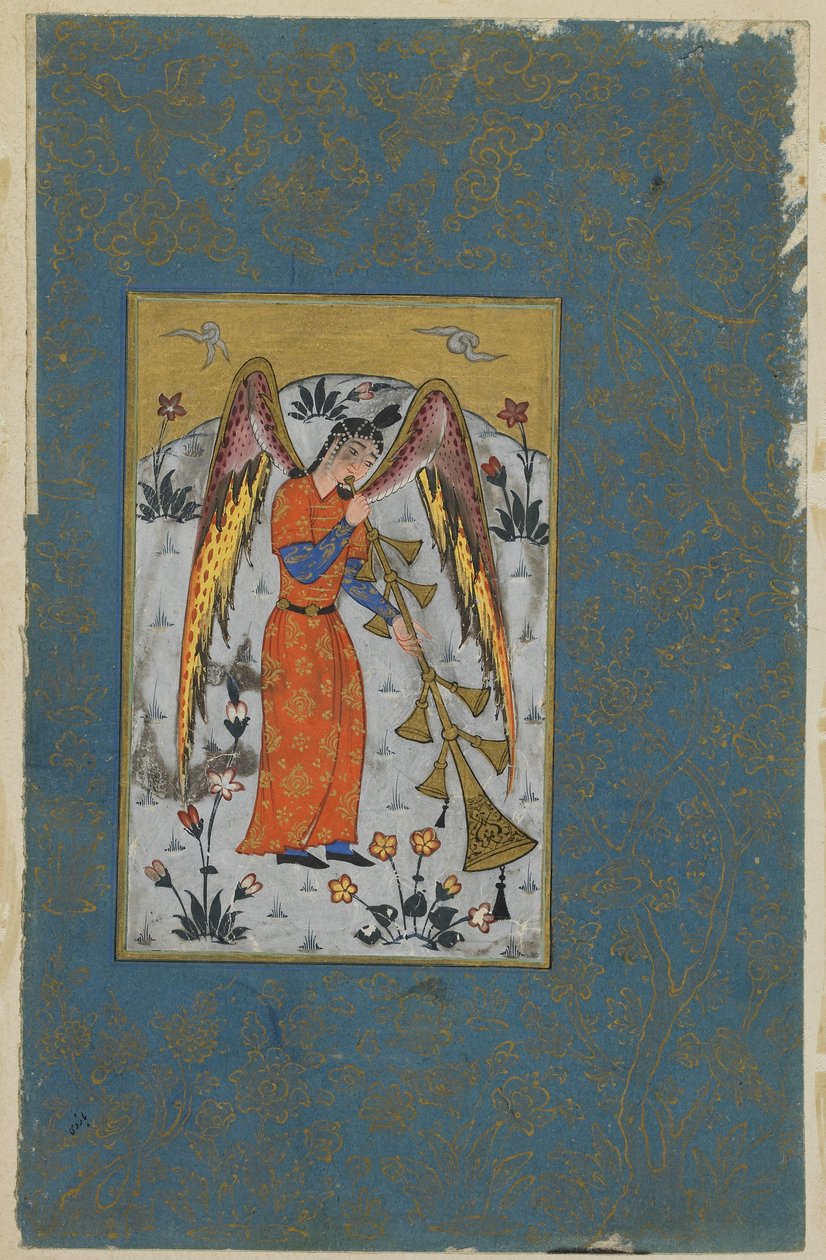 The Angel Israfil by Ottoman School: Buy fine art print