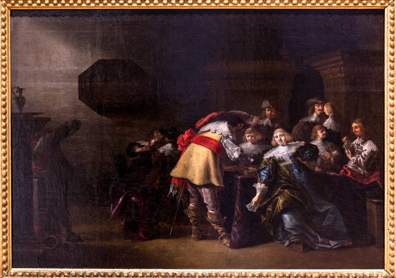 Card players by Palamedes Palamedesz: Buy fine art print