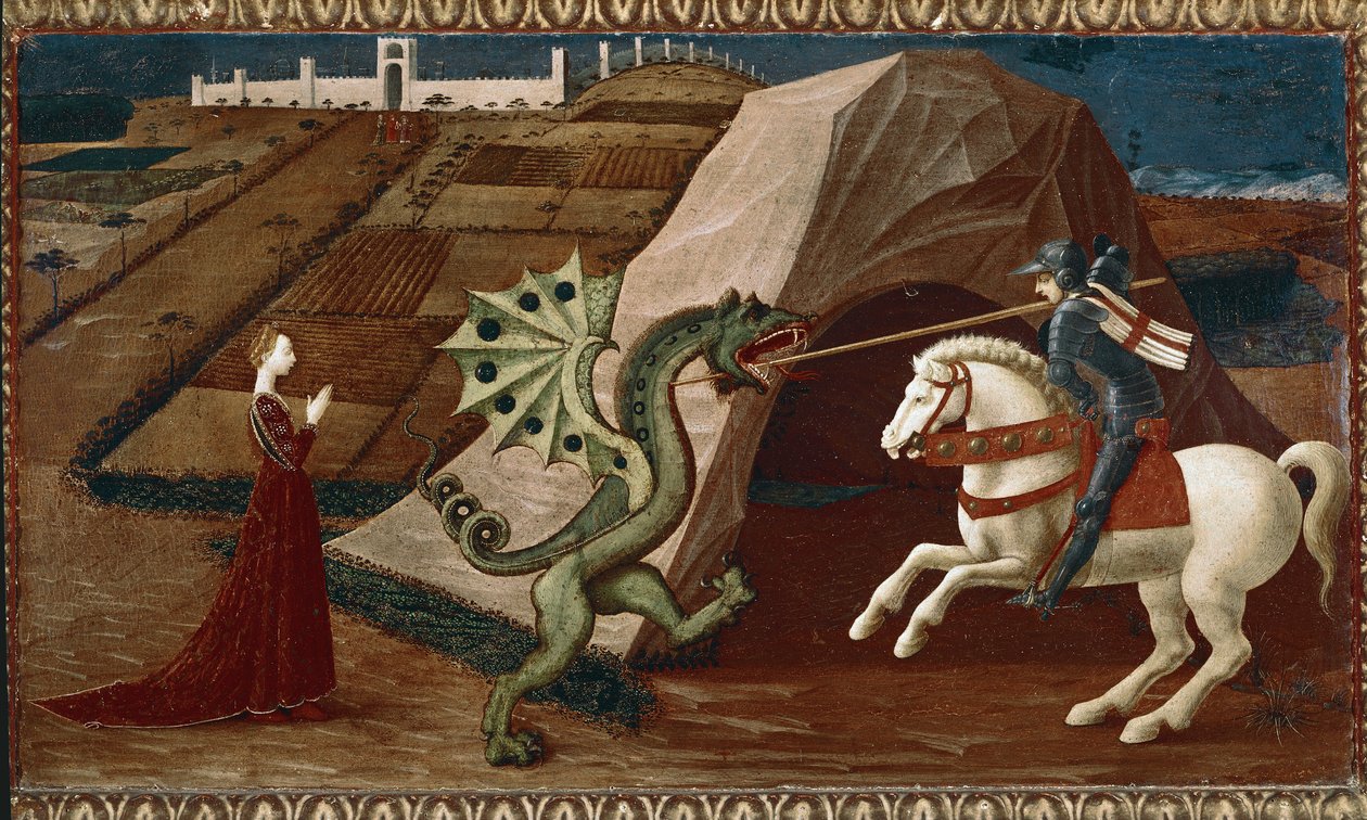 Saint George And The Dragon Uccello