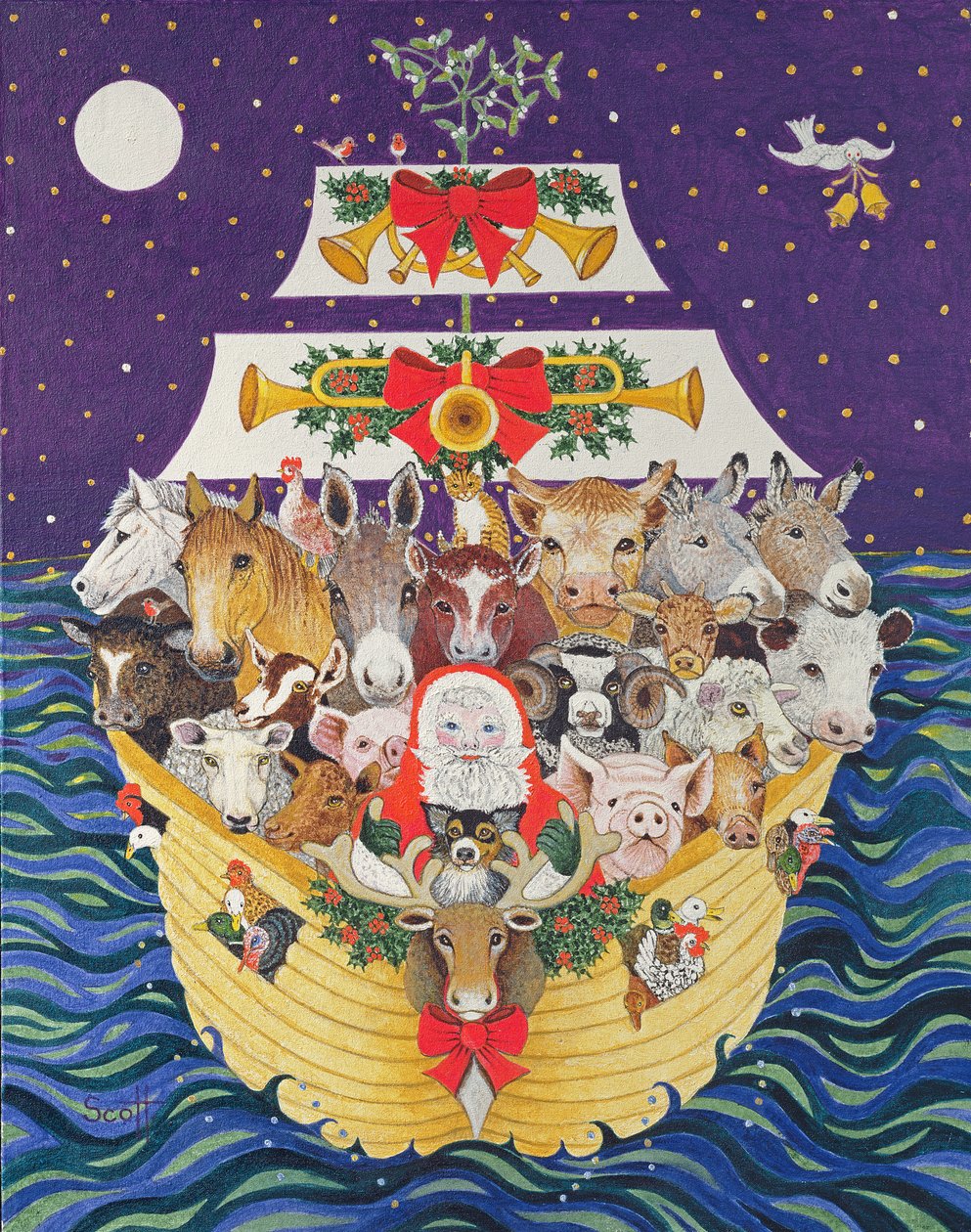 Christmas Arrival by Pat Scott: Buy fine art print