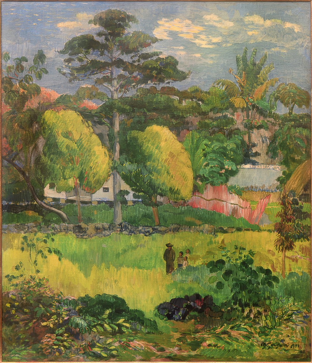 Paul Gauguin Landscape Landscape In Tahiti Warm Maà Paul Gauguin