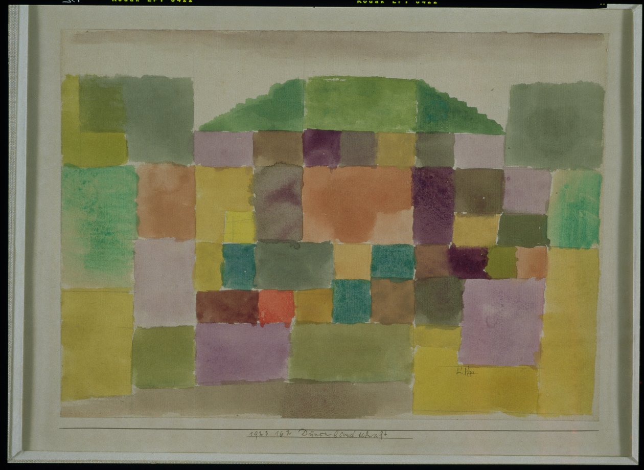 Dune Landscape by Paul Klee: High-quality fine art print